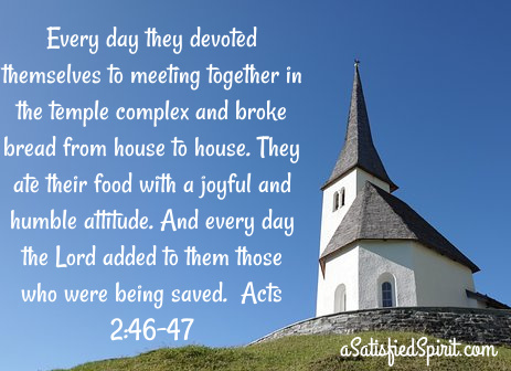 Go To Church! | A Satisfied Spirit